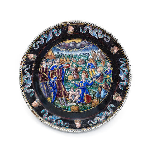 Bonhams : Possibly attributable to the successor of Pierre Reymond (1513-1584) A Limoges enamel ...