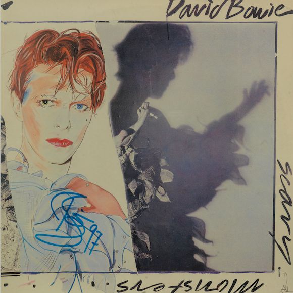 Bonhams : David Bowie: An autographed 'Scary Monsters (And Super Creeps ...