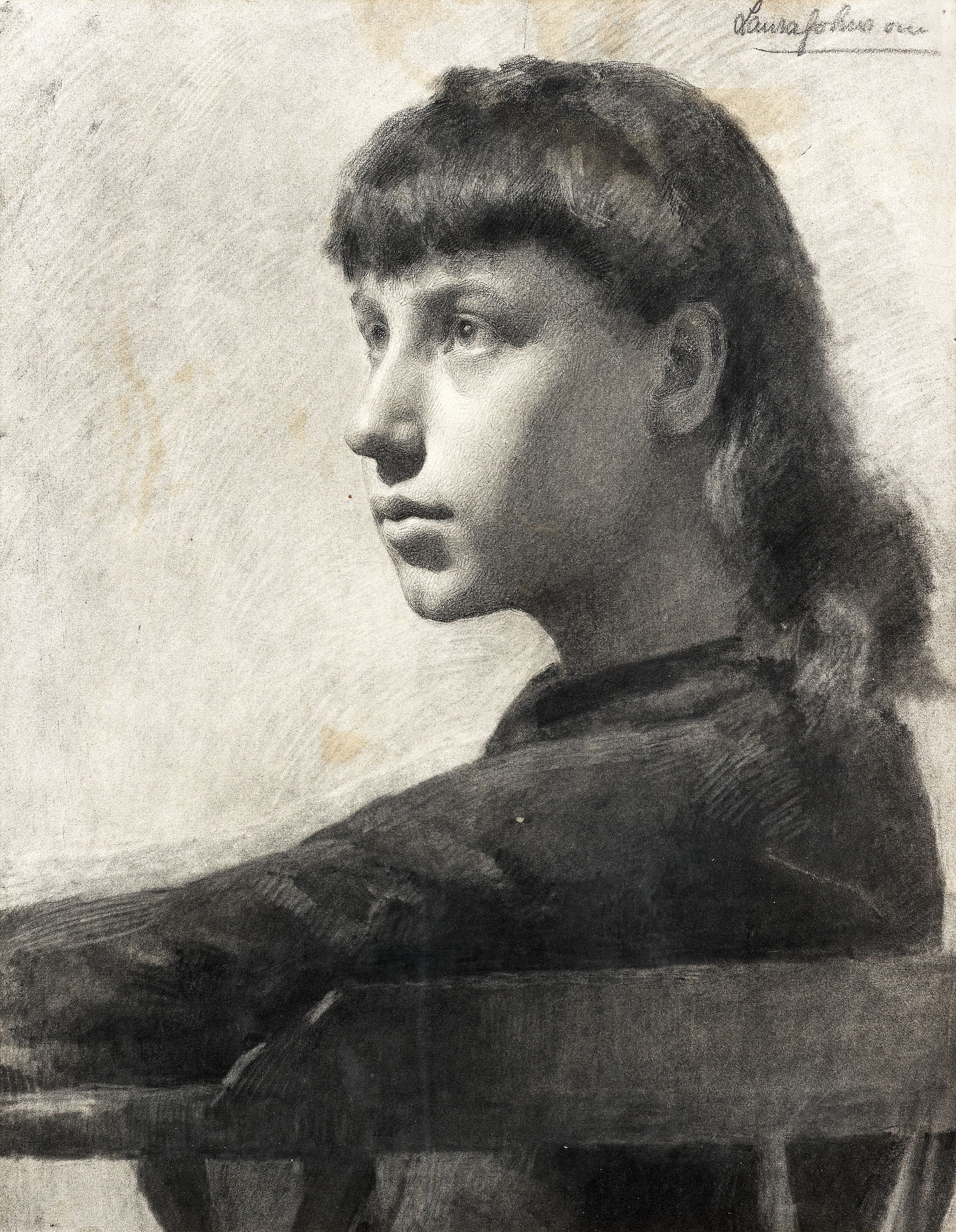 Bonhams : Dame Laura Knight, RA, RWS (British, 1877-1970) Study of a girl