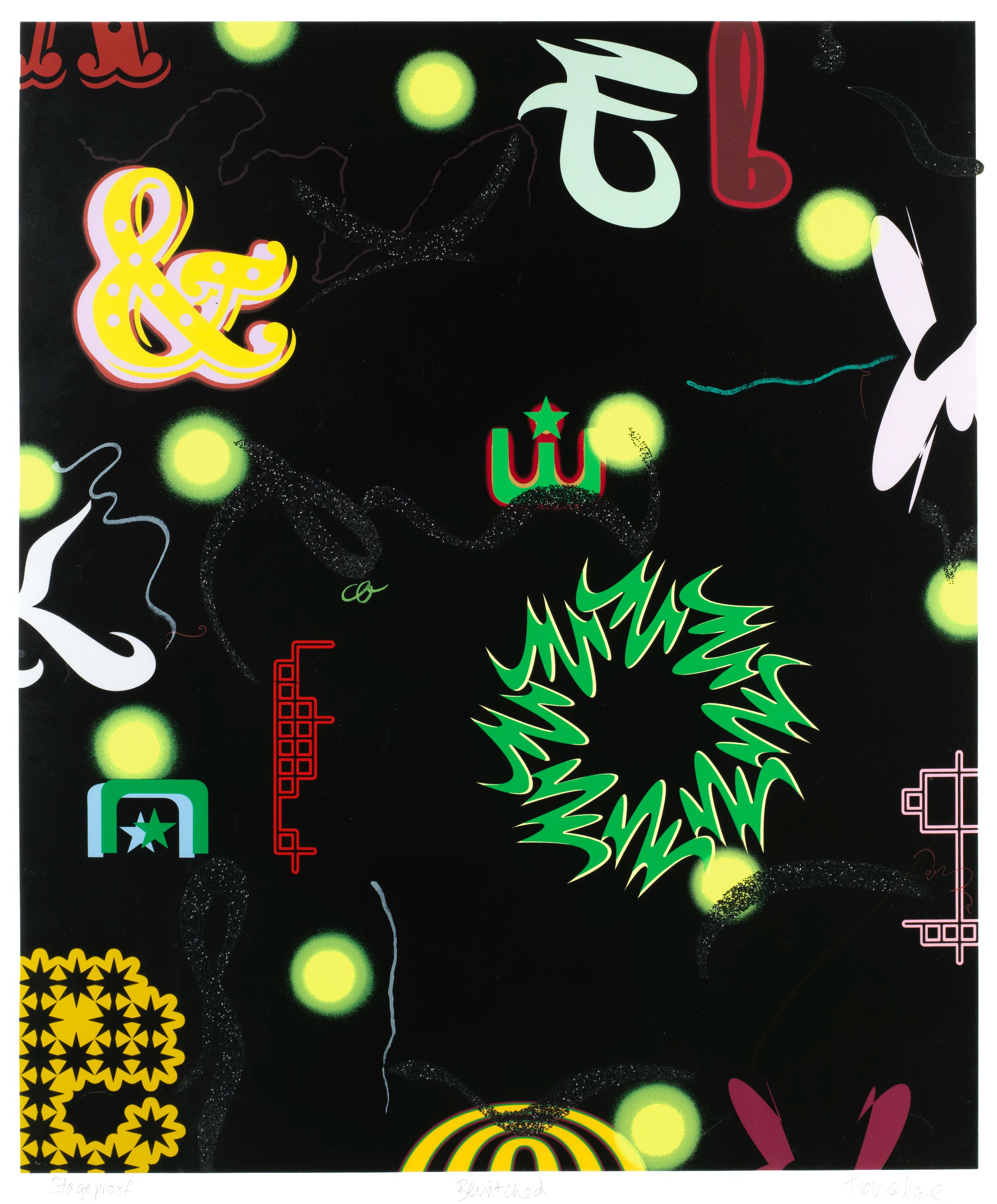 Bonhams : Fiona Rae RA (British, born 1963) Bewitched Screenprint in ...