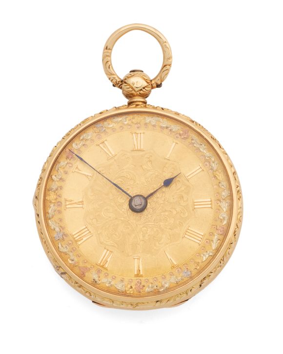 Bonhams : George Parsons, Bristol. An 18K gold key wind open face ...