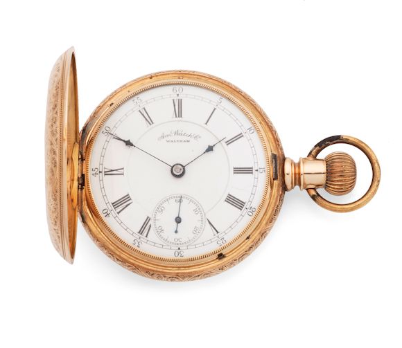 Bonhams : Appleton, Tracy, & Co, American Waltham Watch co. A 14K gold ...