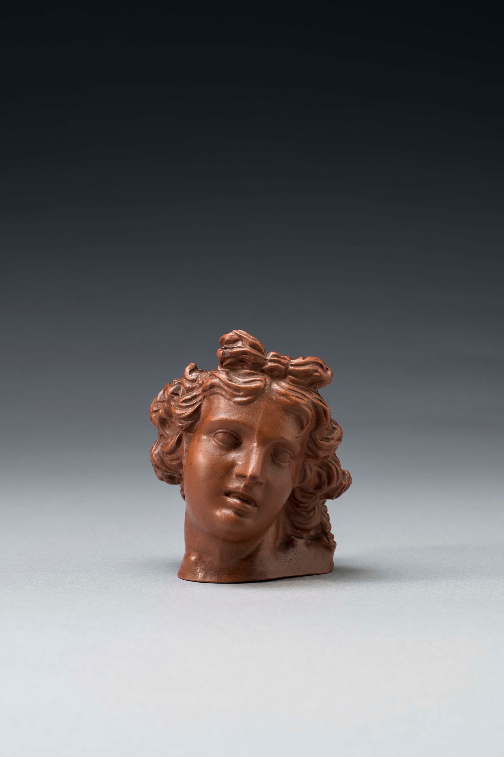 Bonhams : A rare Meissen Böttger stoneware head of Apollo, circa 1708-13
