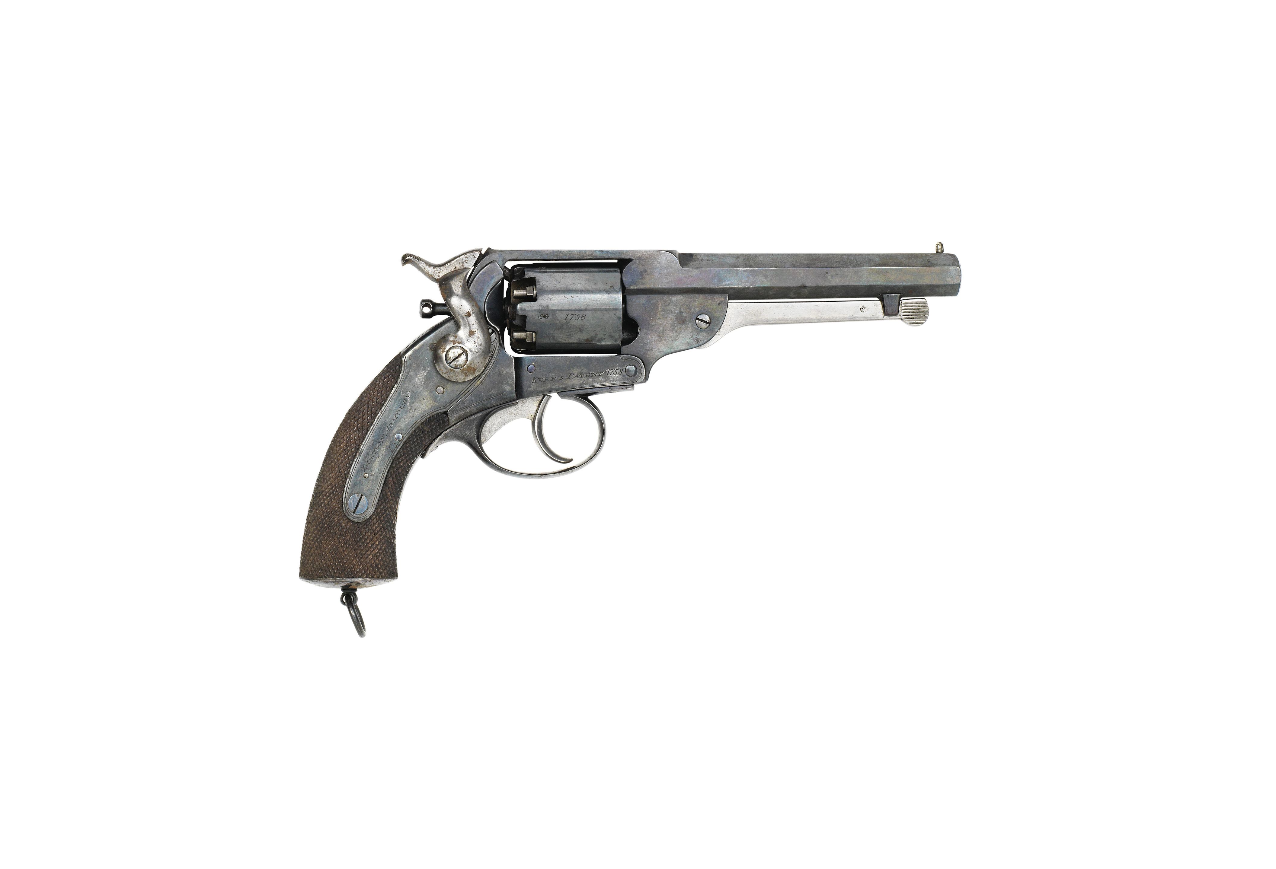 Bonhams : An 80-Bore Percussion Kerr Patent Single-Action Revolver