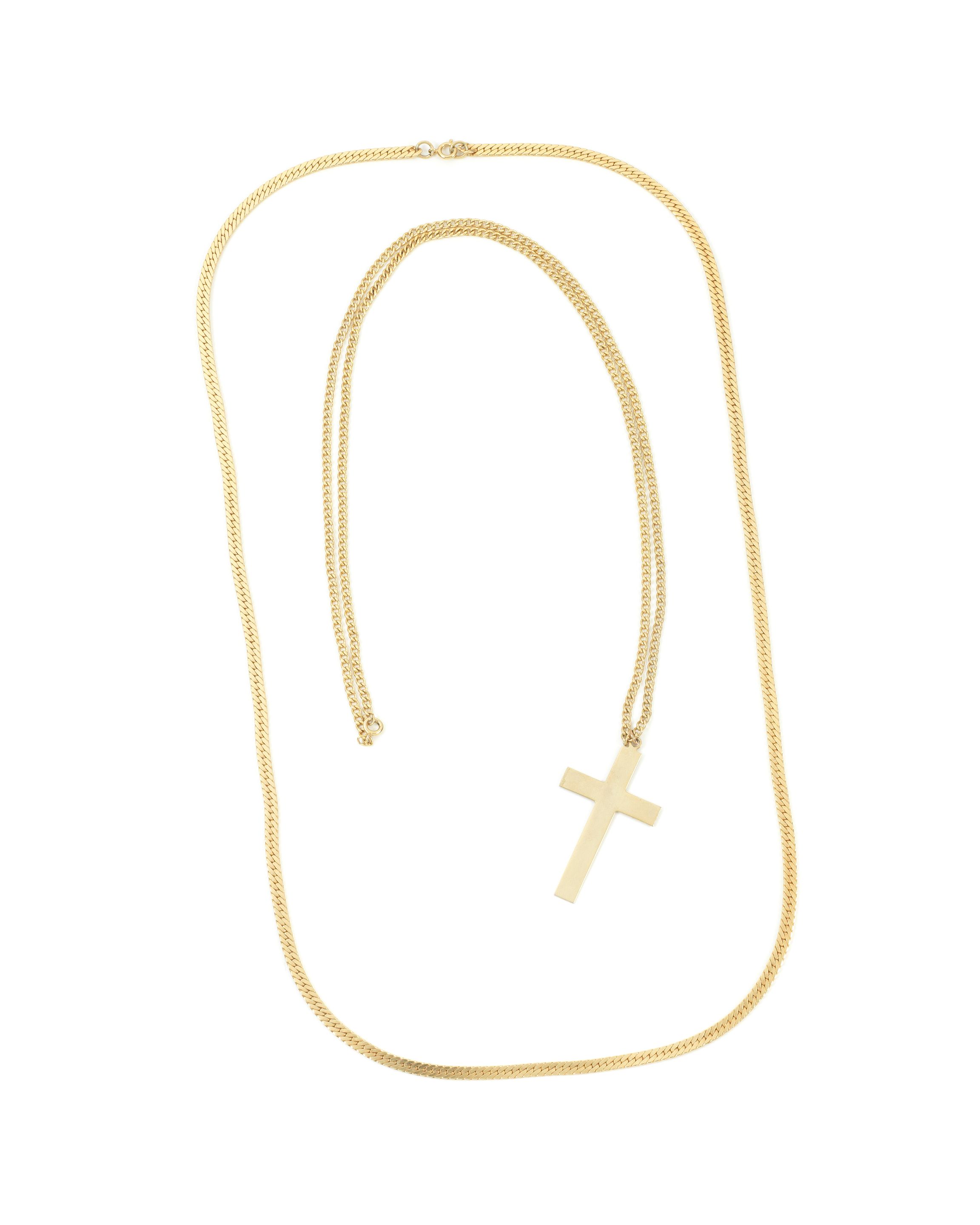 Bonhams : Prince A tour-worn crucifix and chain, circa 1984,