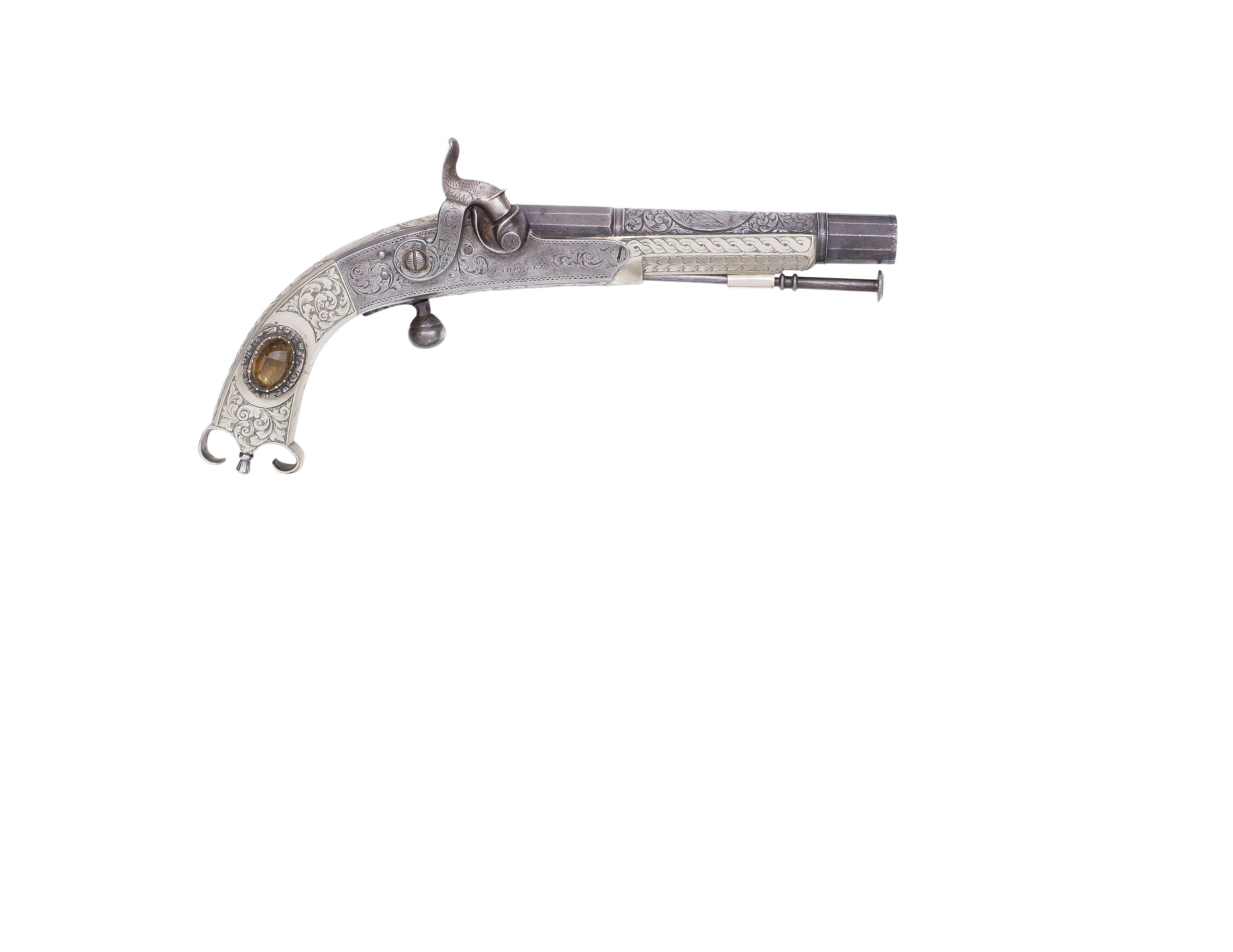 Bonhams : A Highland 40-Bore Percussion All-Metal Belt Pistol