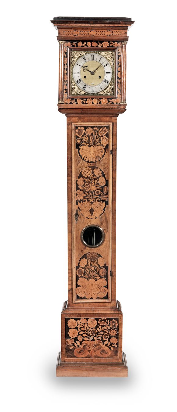 Bonhams : A late 17th century longcase clock movement with ten inch ...