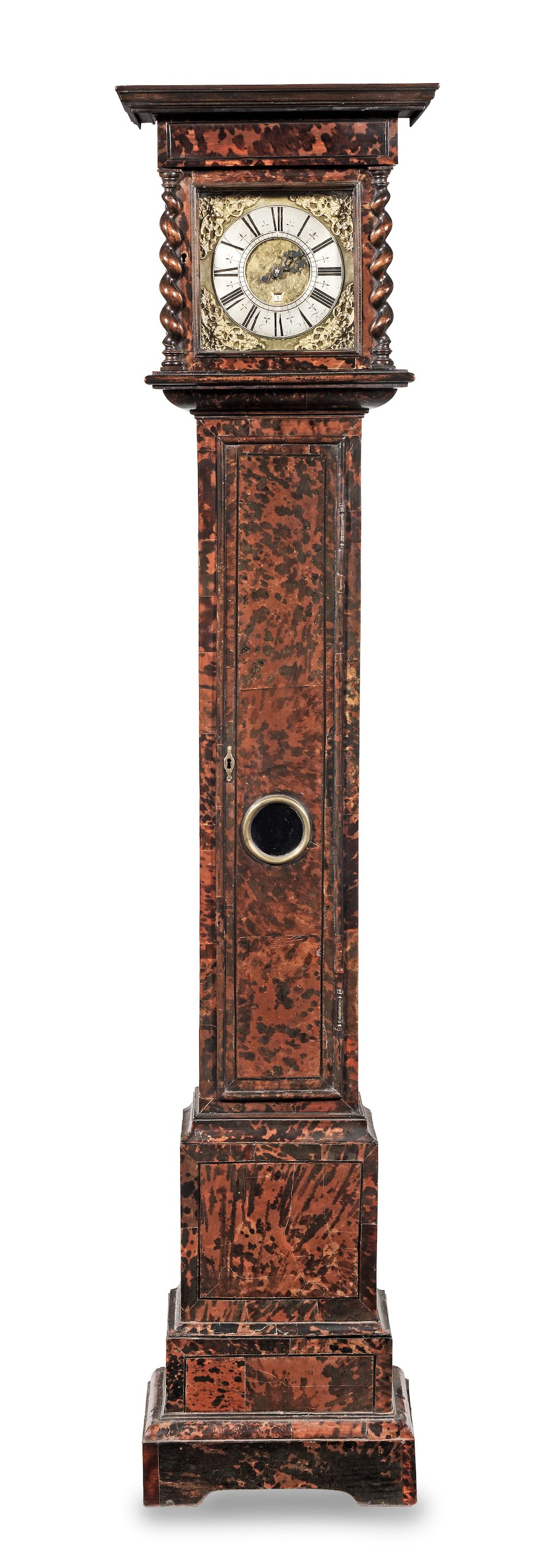 Bonhams : A RARE LATE 17TH CENTURY TORTOISESHELL VENEERED, EBONY STRUNG ...
