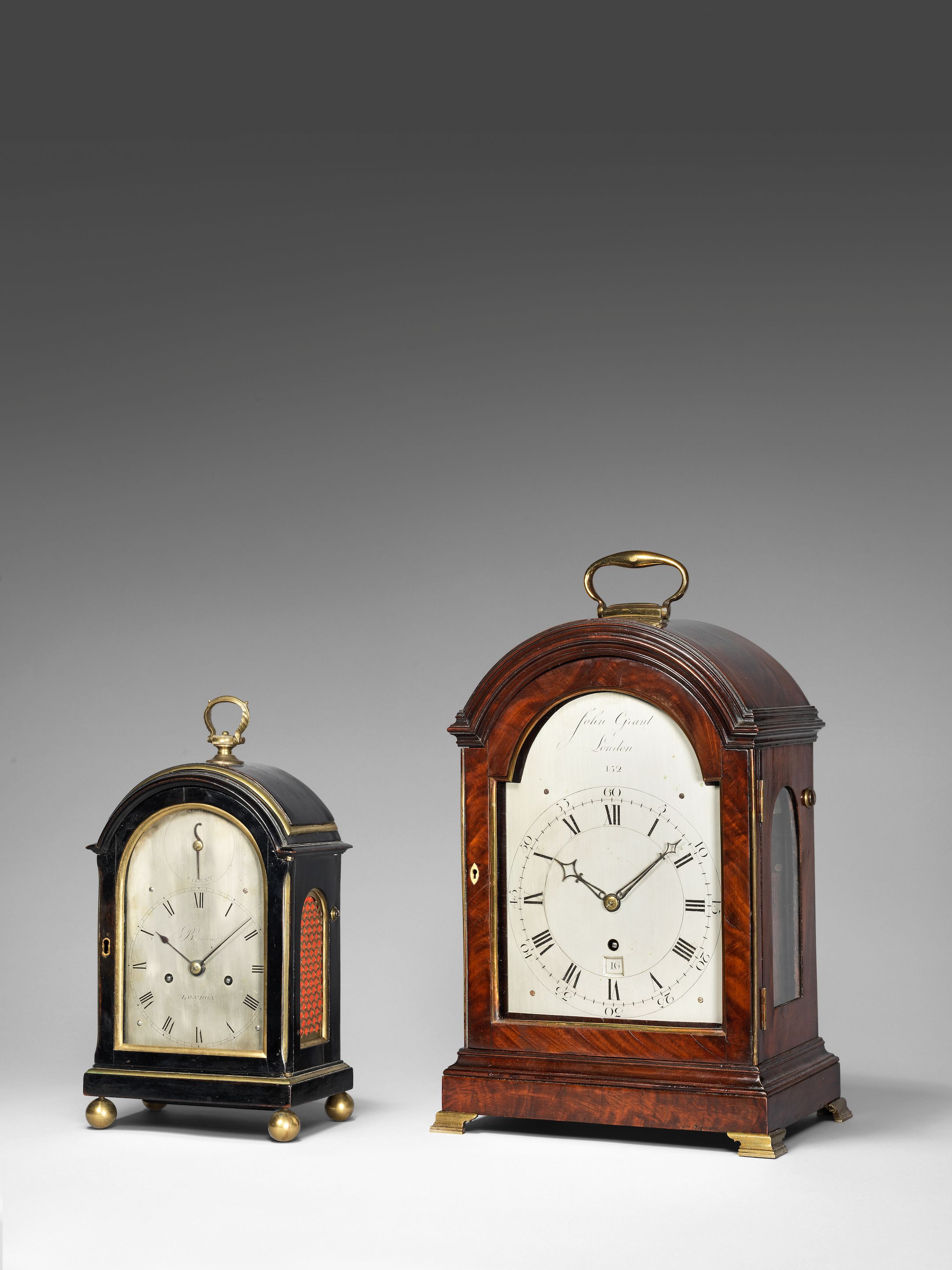 Bonhams : A good early 19th century English 8 day table clock of small ...