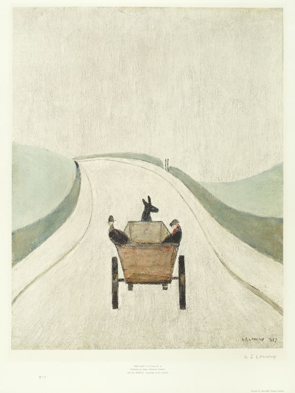 Bonhams : Laurence Stephen Lowry R.A. (British, 1887-1976) The Cart ...