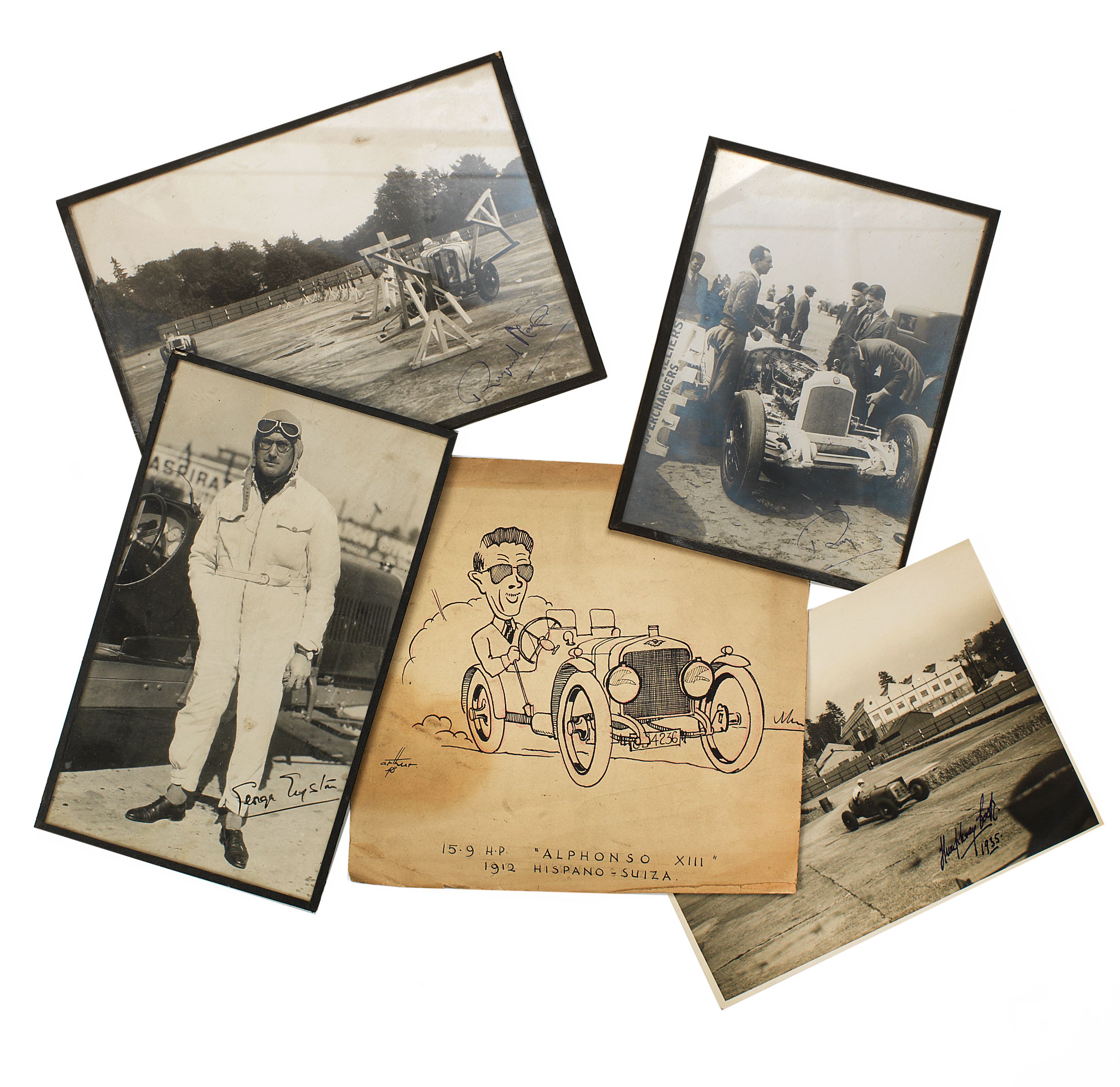 Bonhams Cars : A collection of assorted motoring photographs including ...