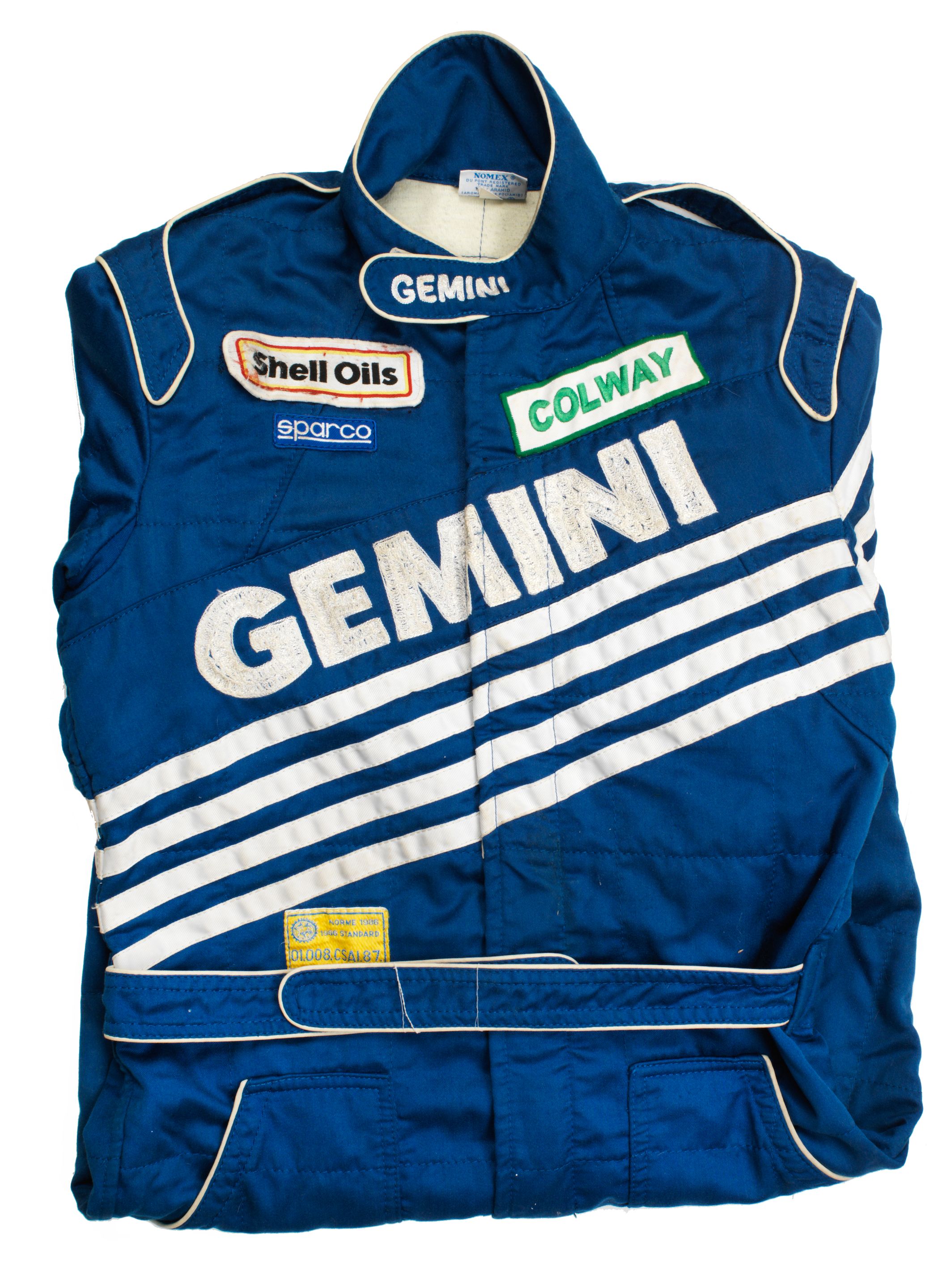Bonhams Cars : A pair of Colin Mcrae overalls by Sparco, believed to be ...