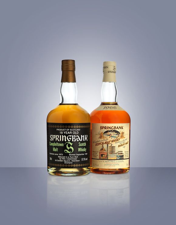 Bonhams : Green Springbank-18 year old-1973