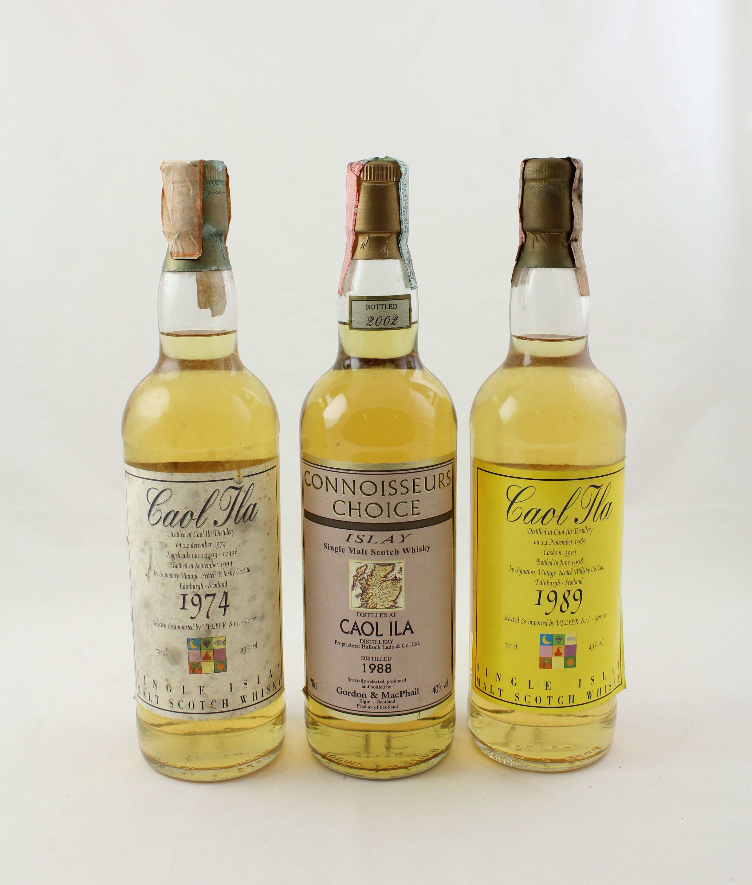 Bonhams : Caol Ila-1974 Caol Ila-1988 Caol Ila-1989
