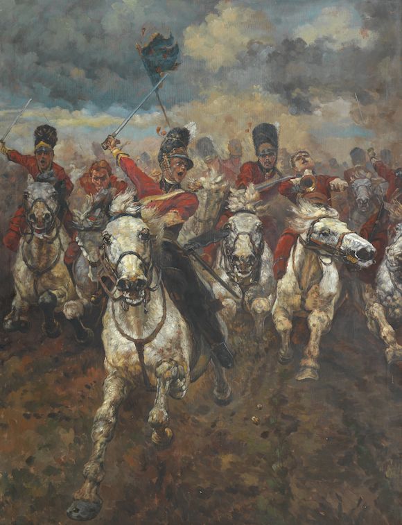 Bonhams : After Elizabeth Southerden (Lady Butler) Thompson Scotland ...