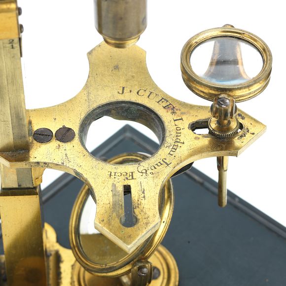 Bonhams : A John Cuff "Cuff-type" compound monocular microscope ...