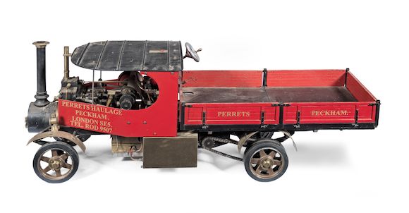 Bonhams : A live steam kit-built model Foden overtype Steam Wagon ...
