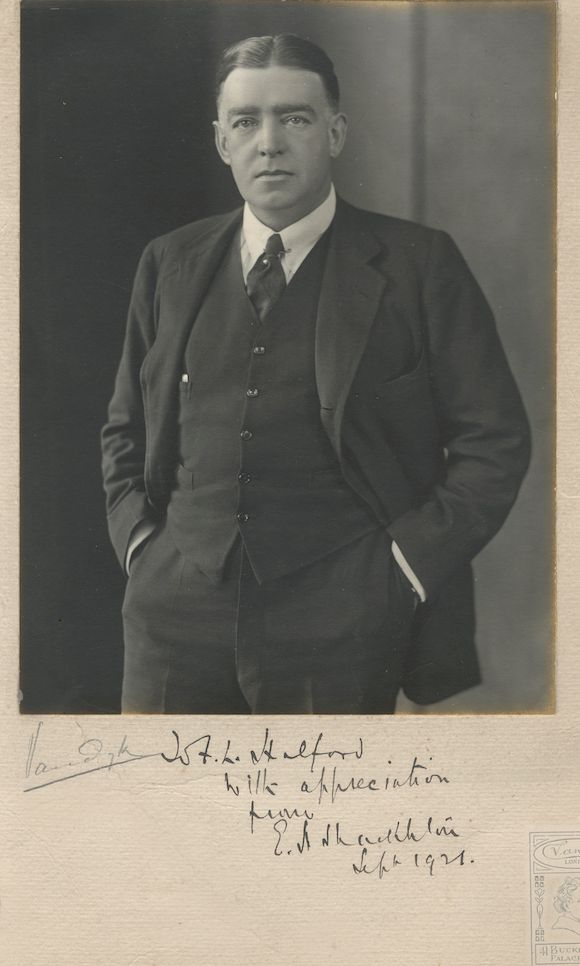 Bonhams : SHACKLETON (ERNEST) Three quarter length portrait photograph ...