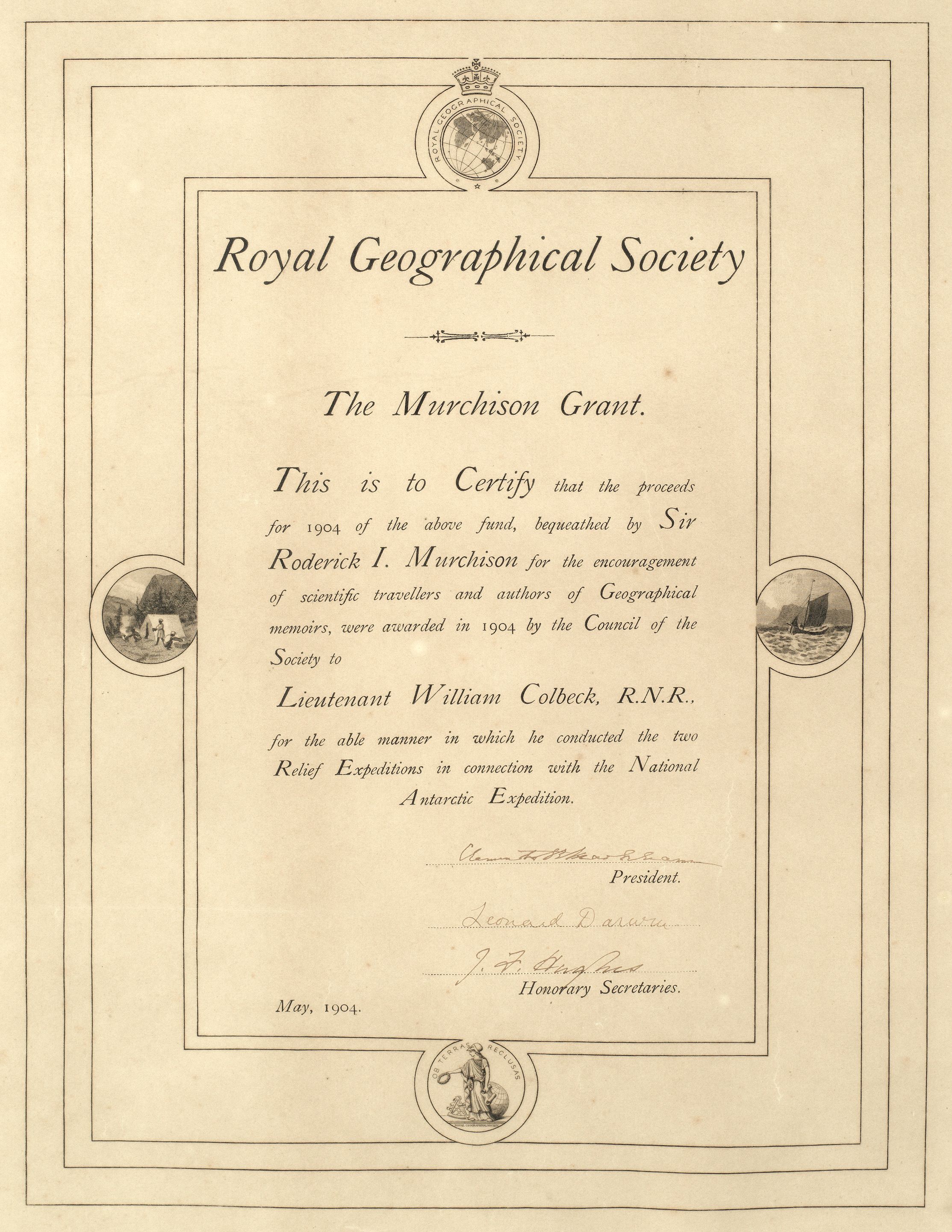 Bonhams : COLBECK (WILLIAM) - DISCOVERY AND BANZARE EXPEDITIONS Royal ...