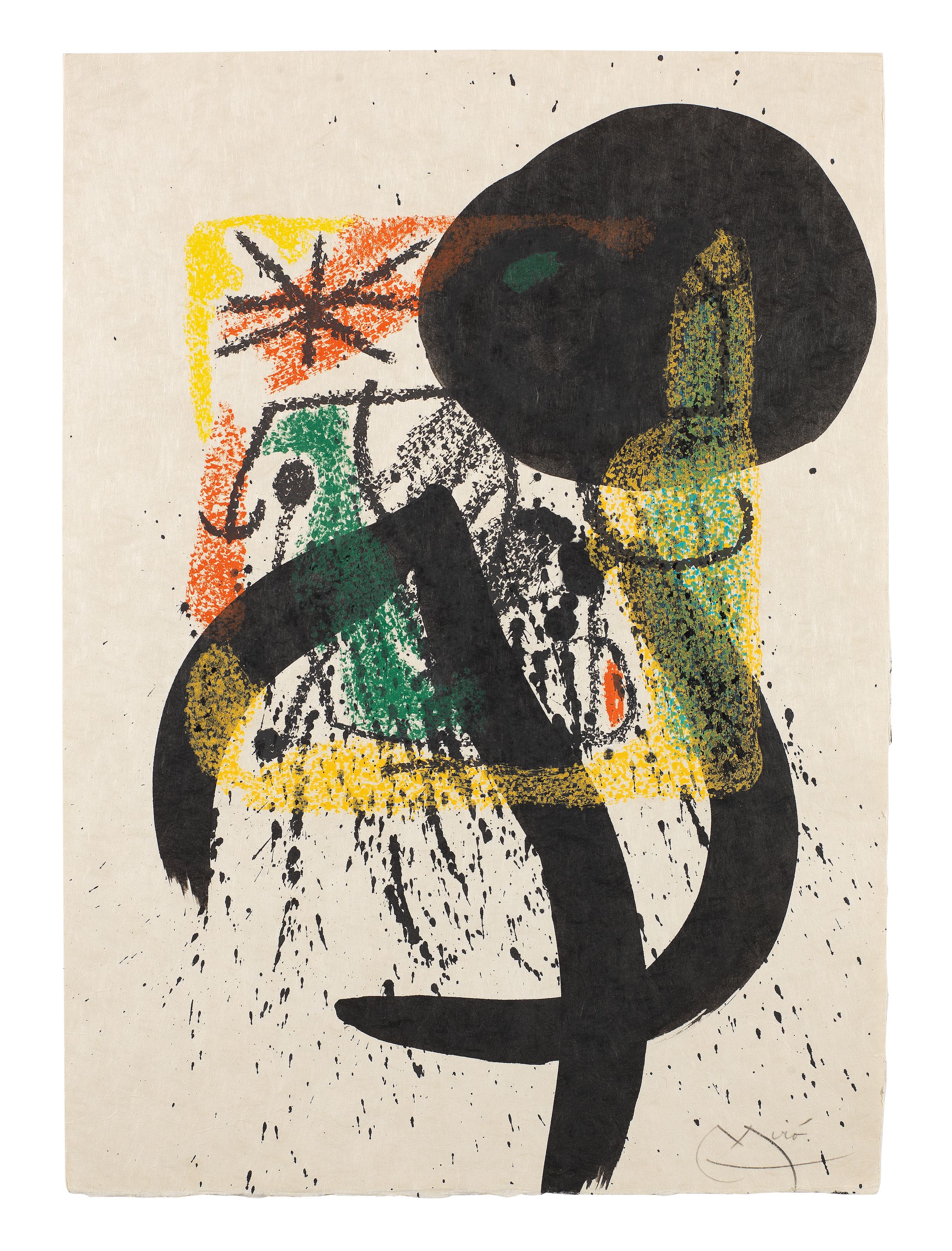 Bonhams : JOAN MIRÓ (1893-1983) Sans titre (Executed circa 1968 This ...