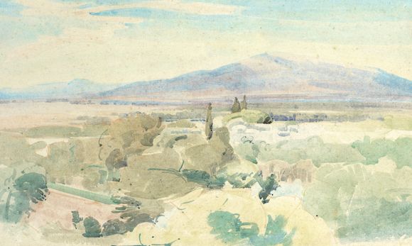 Bonhams : Edwin John (British, 1905-1978) Provençal Landscape with ...