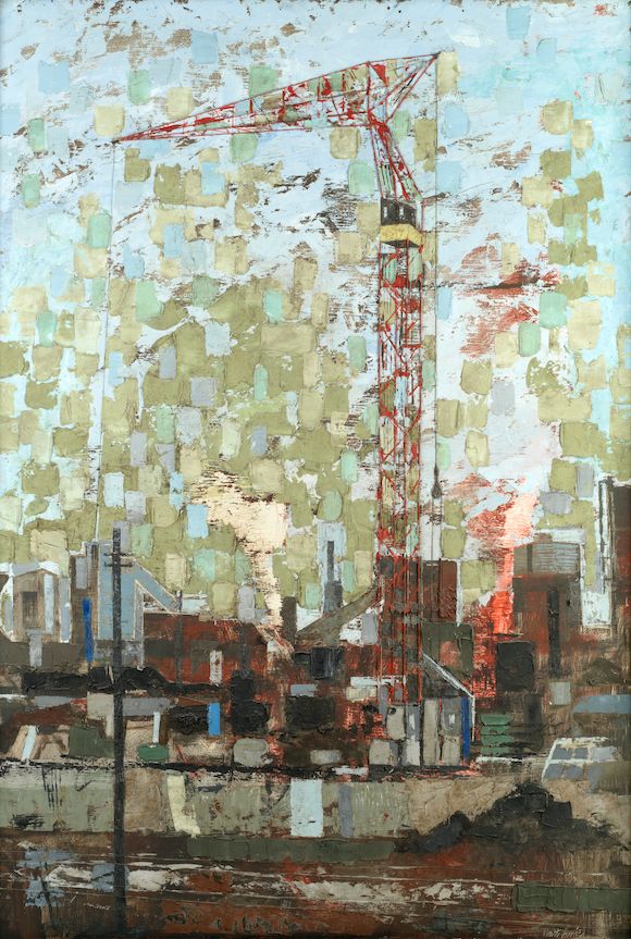 Bonhams : Thomas Nathaniel Davies (British, 1922-1996) The Steel Works ...