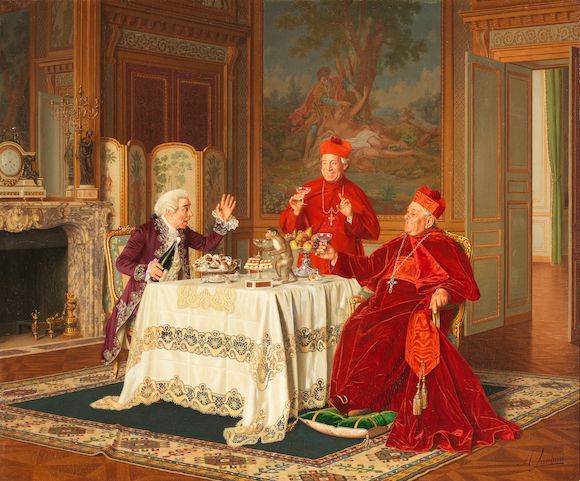 Bonhams : Andrea Landini (Italian, 1847-1935) Taquinerie