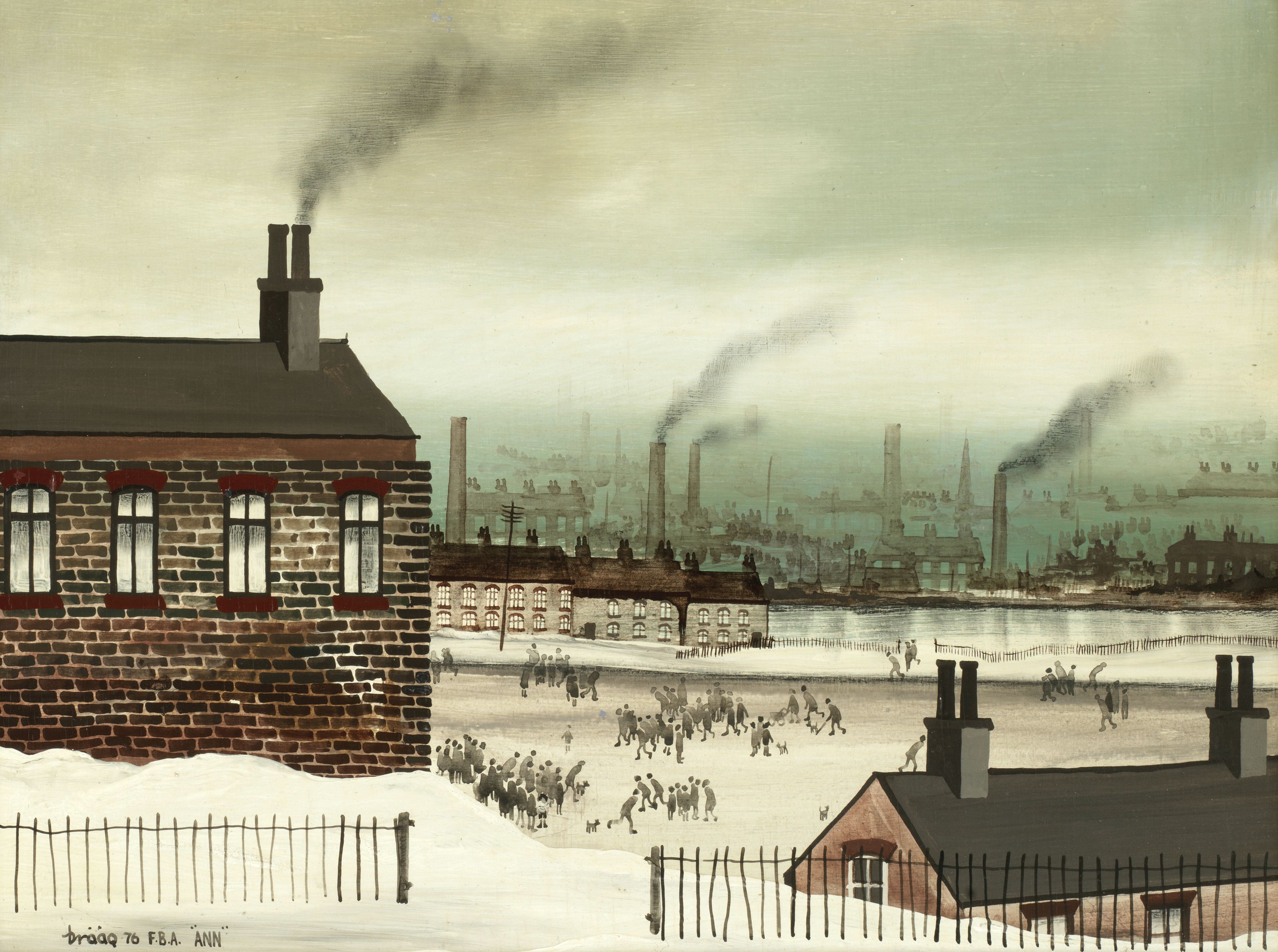 Bonhams : Brian Shields (Braaq) (British, 1951-1997) The Canal