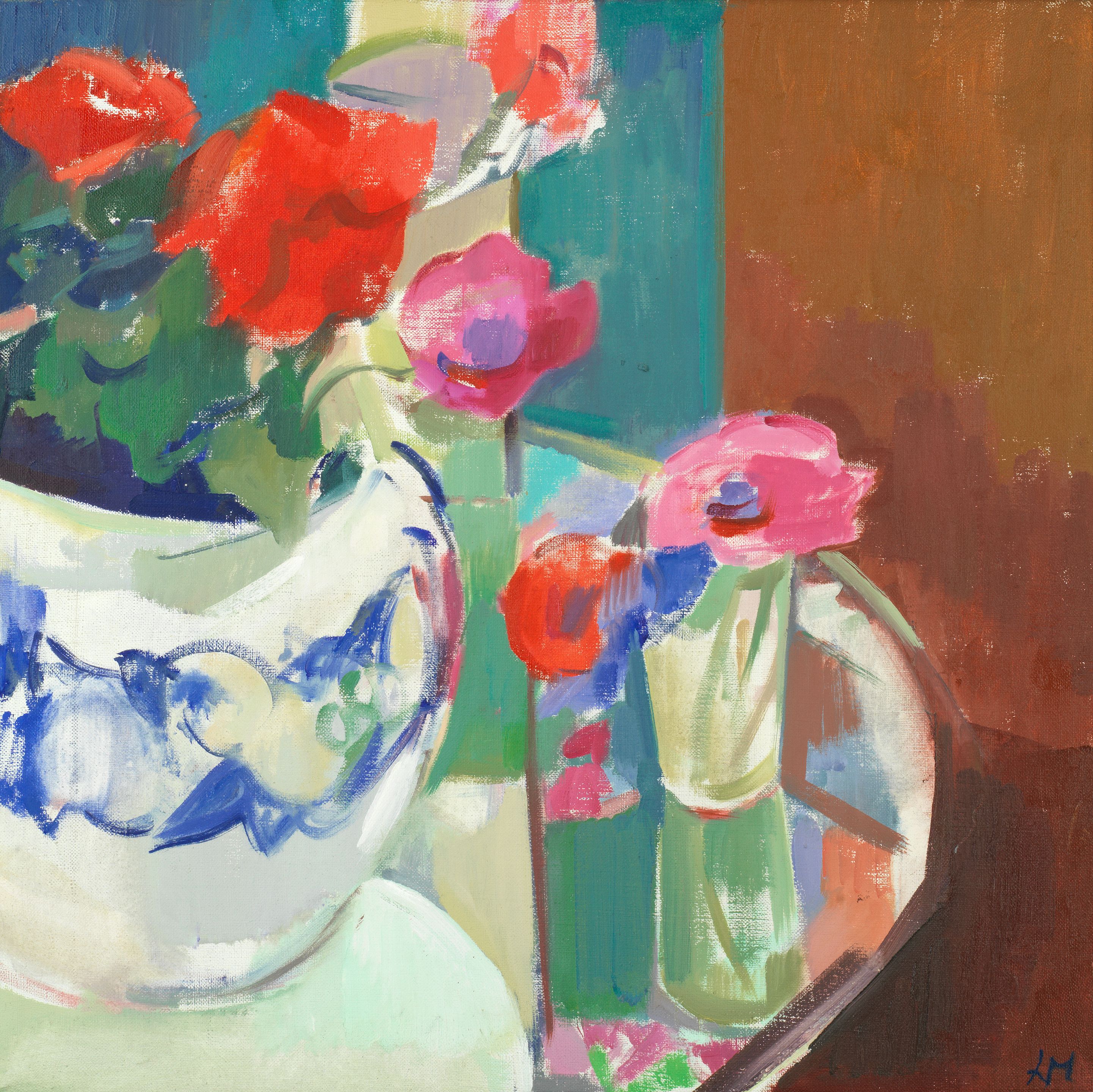 Bonhams : Laura Matthews (British, born 1964) B's Bowl and Flowers