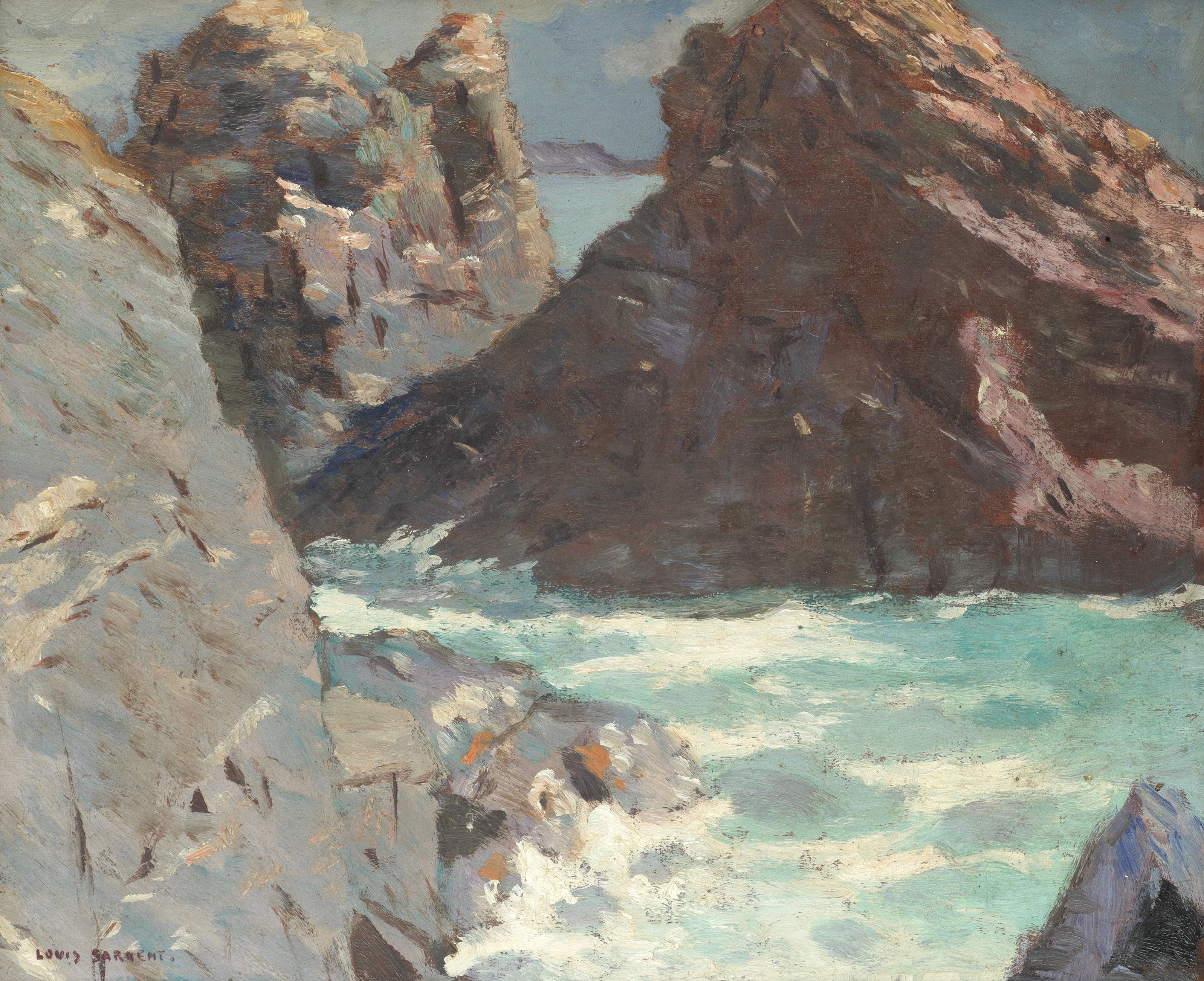 Bonhams : Louis August Sargent (British, 1881-1965) Cape Cornwall
