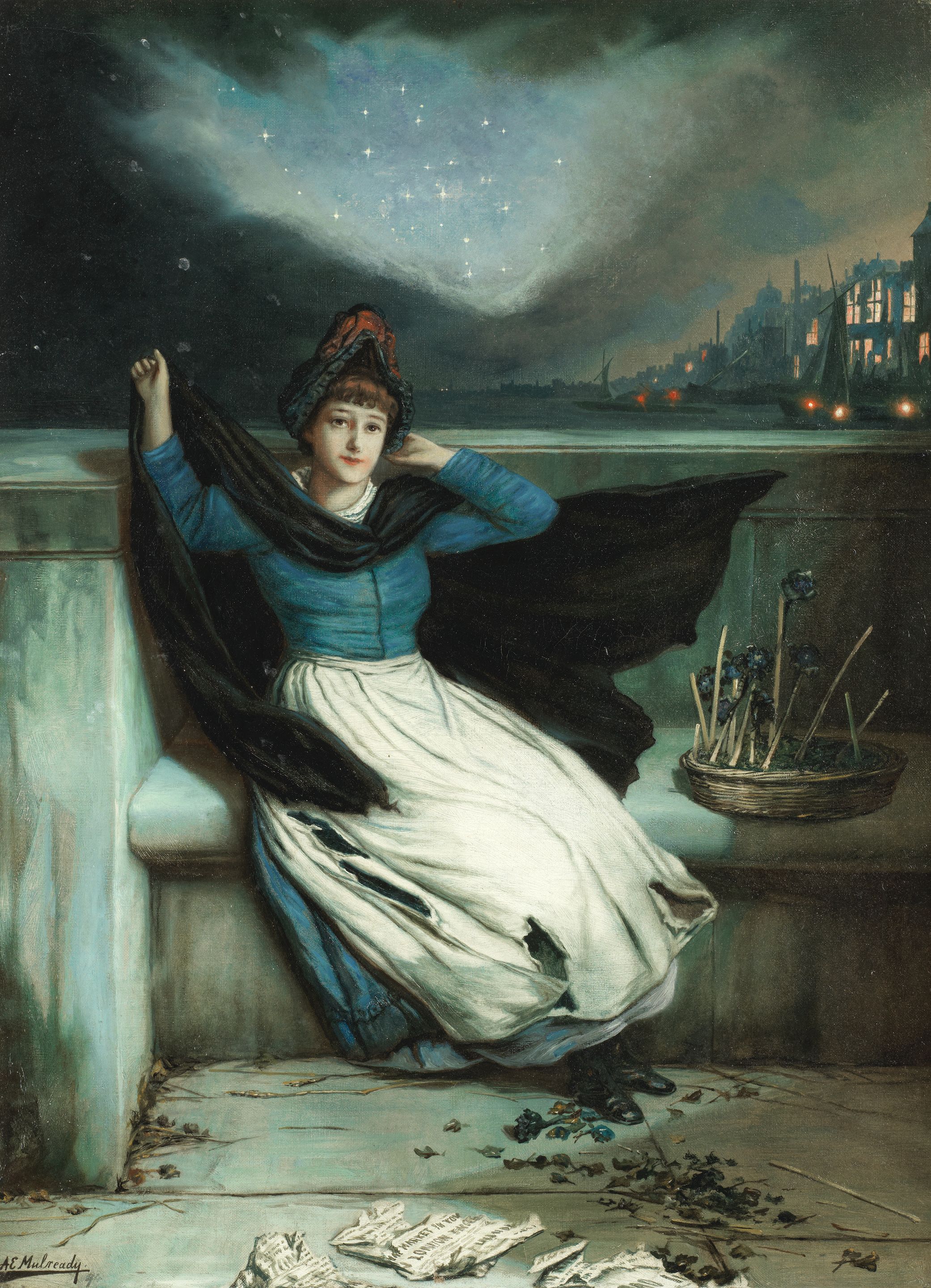 Bonhams : Augustus Edwin Mulready (British, 1844-1905) 'The close of ...