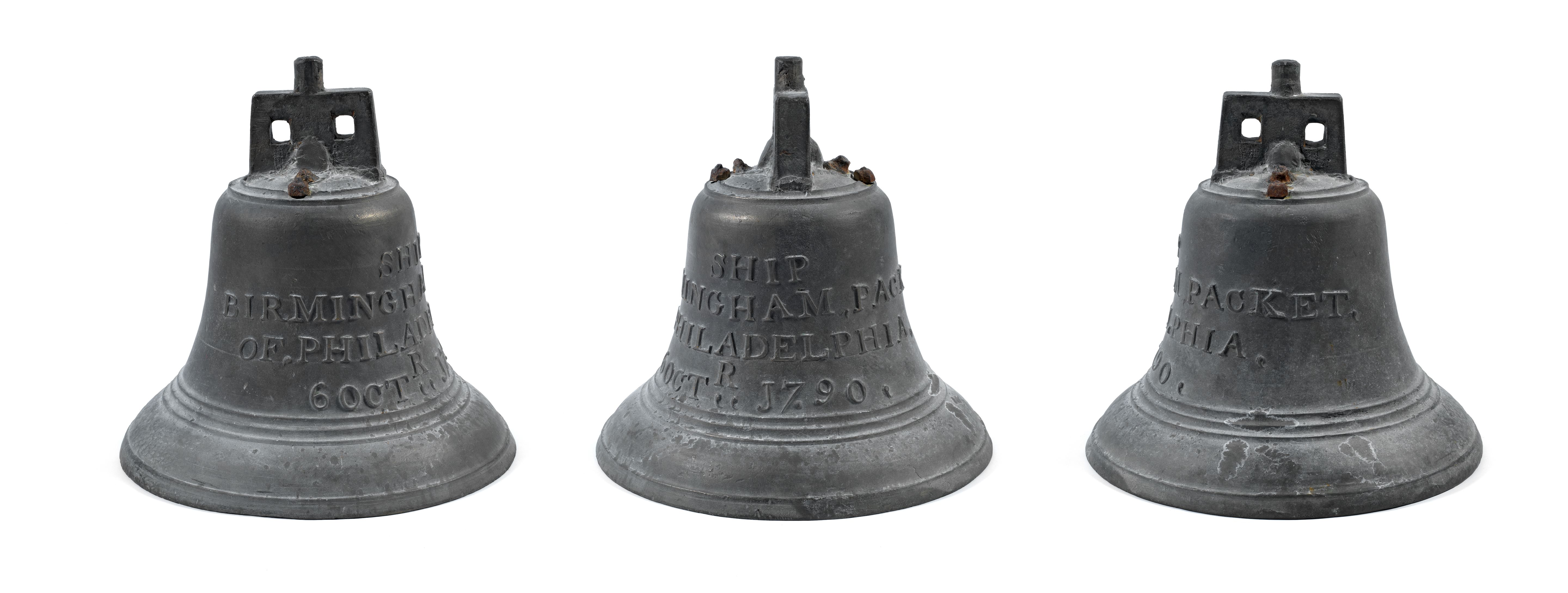A Ship s Bell Birmingham Packet American Late 18th Century a-ship-s-bell-birmingham-packet-american-late-18th-century