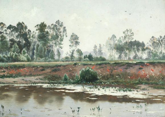 Bonhams : Armand Guéry (French, 1850-1912) 'Grèviere inondée a Orainville'
