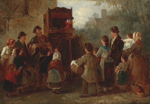 Bonhams : Edward Robert Smythe (British, 1810-1899) Punch and Judy