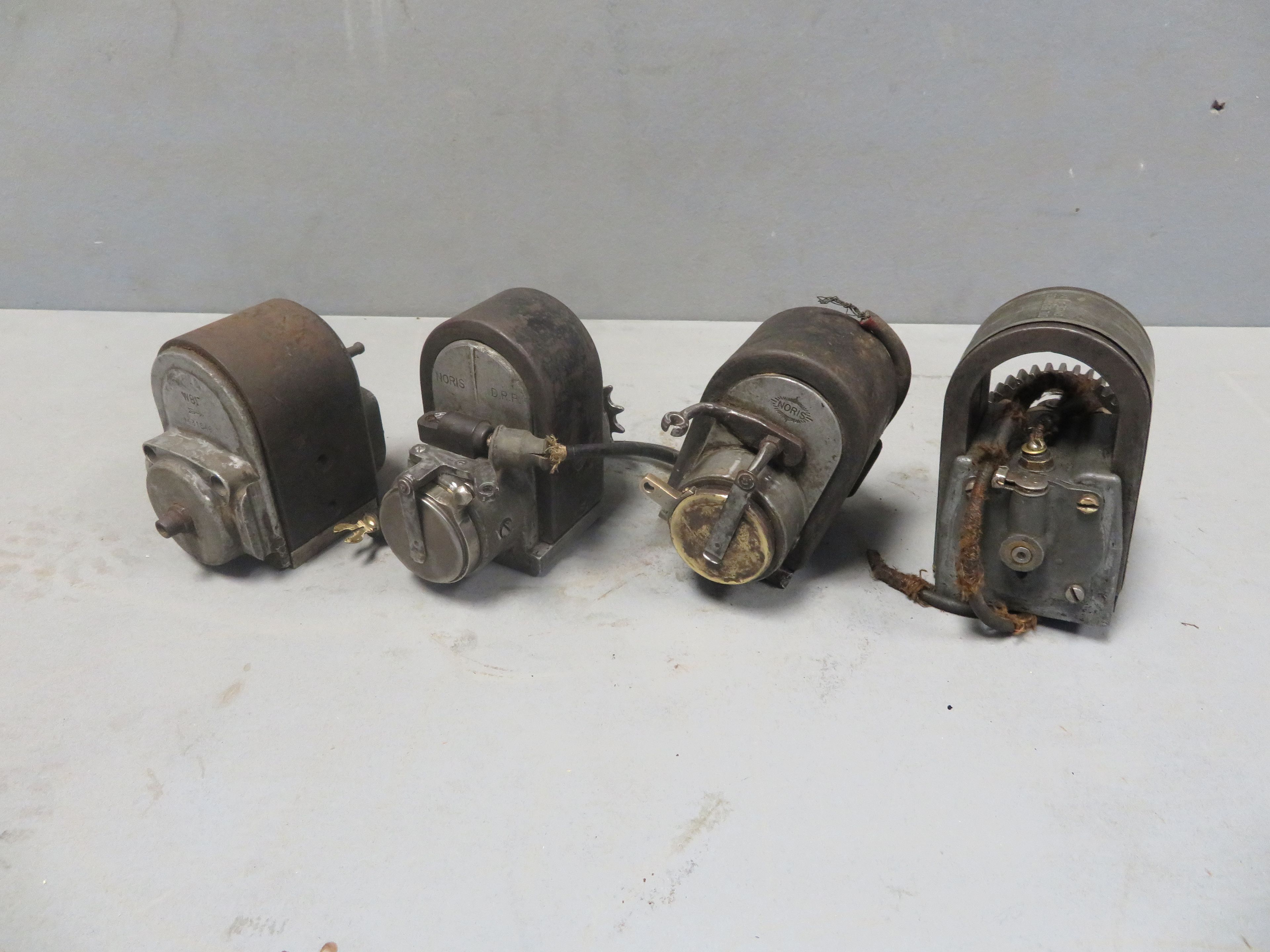 Bonhams Cars : Four single cylinder magnetos