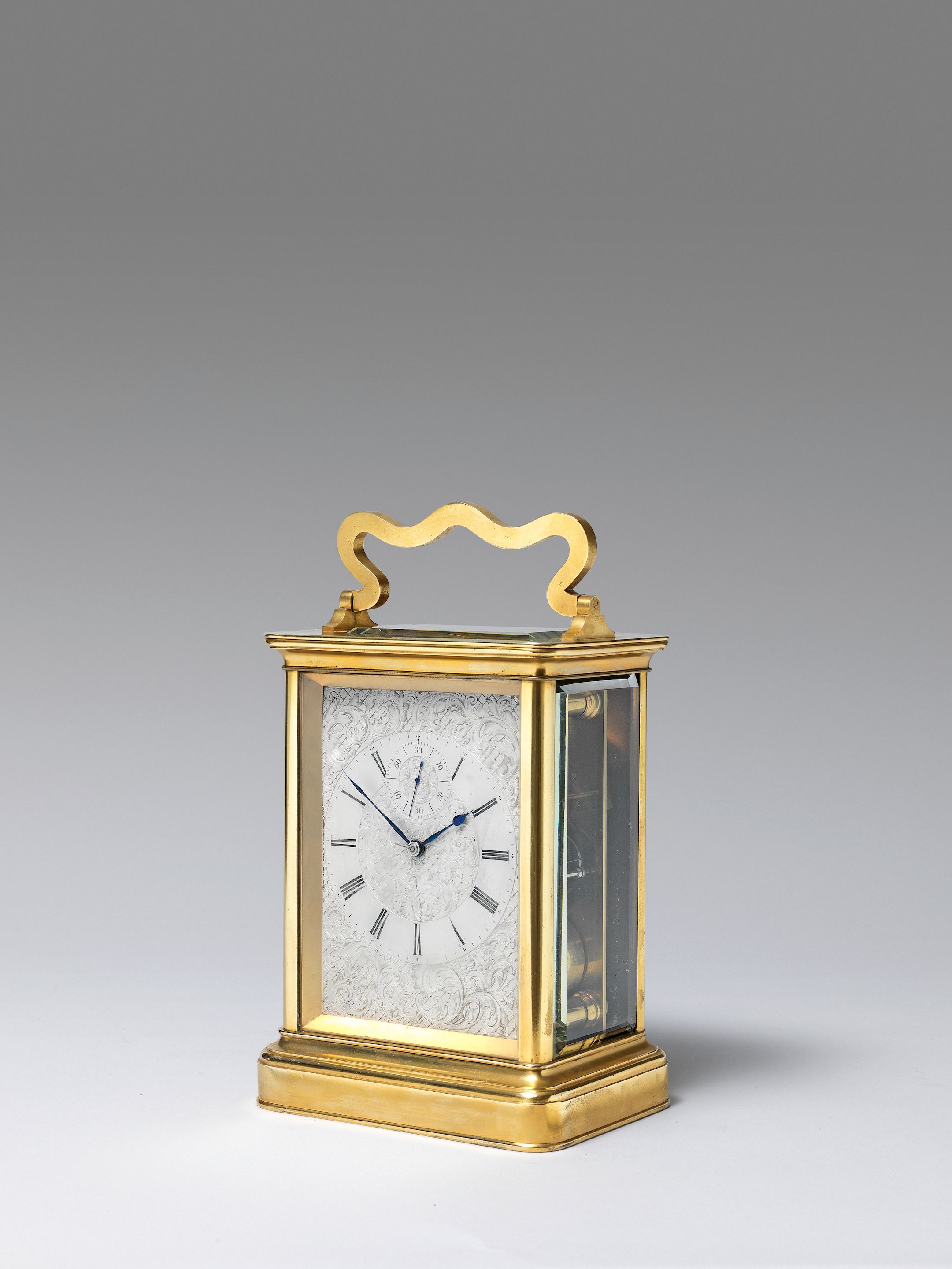 Bonhams : A good and rare late 19th century giant carriage clock with ...