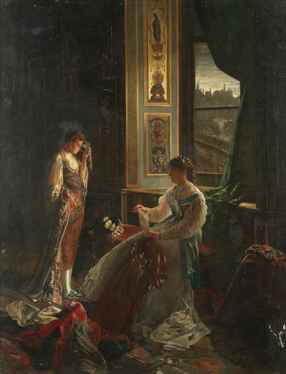 Bonhams : Edouard Frederic Wilhelm Richter (German, 1844-1913) Dressing ...