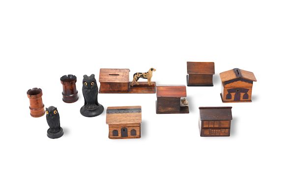 Bonhams : A small collection of late 19th and early 20th century treen ...