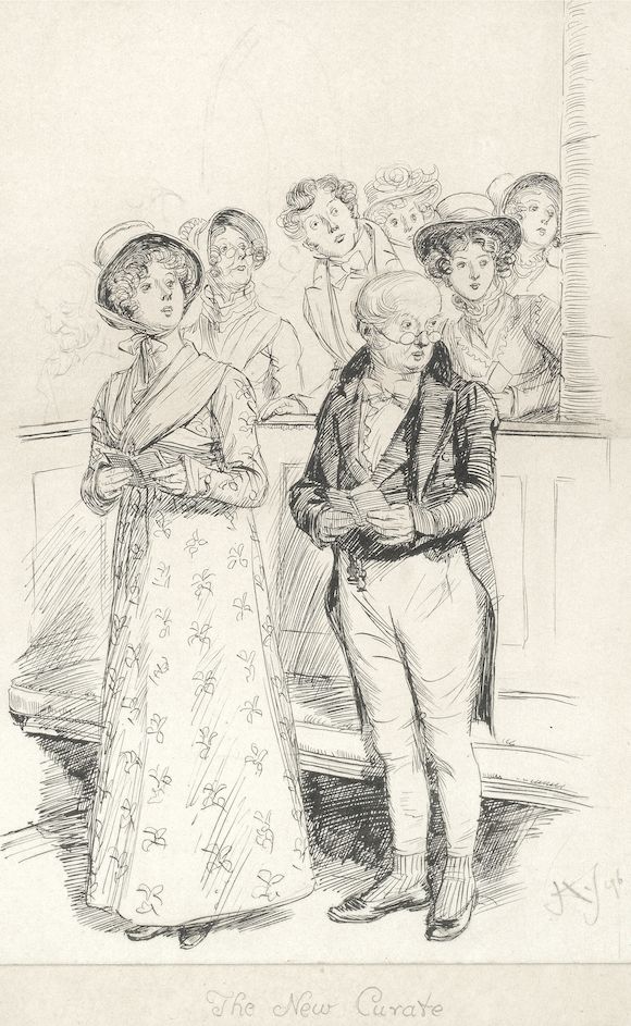 Bonhams : AUSTEN (JANE) - THOMSON (HUGH) "Mrs Elton was first seen at ...