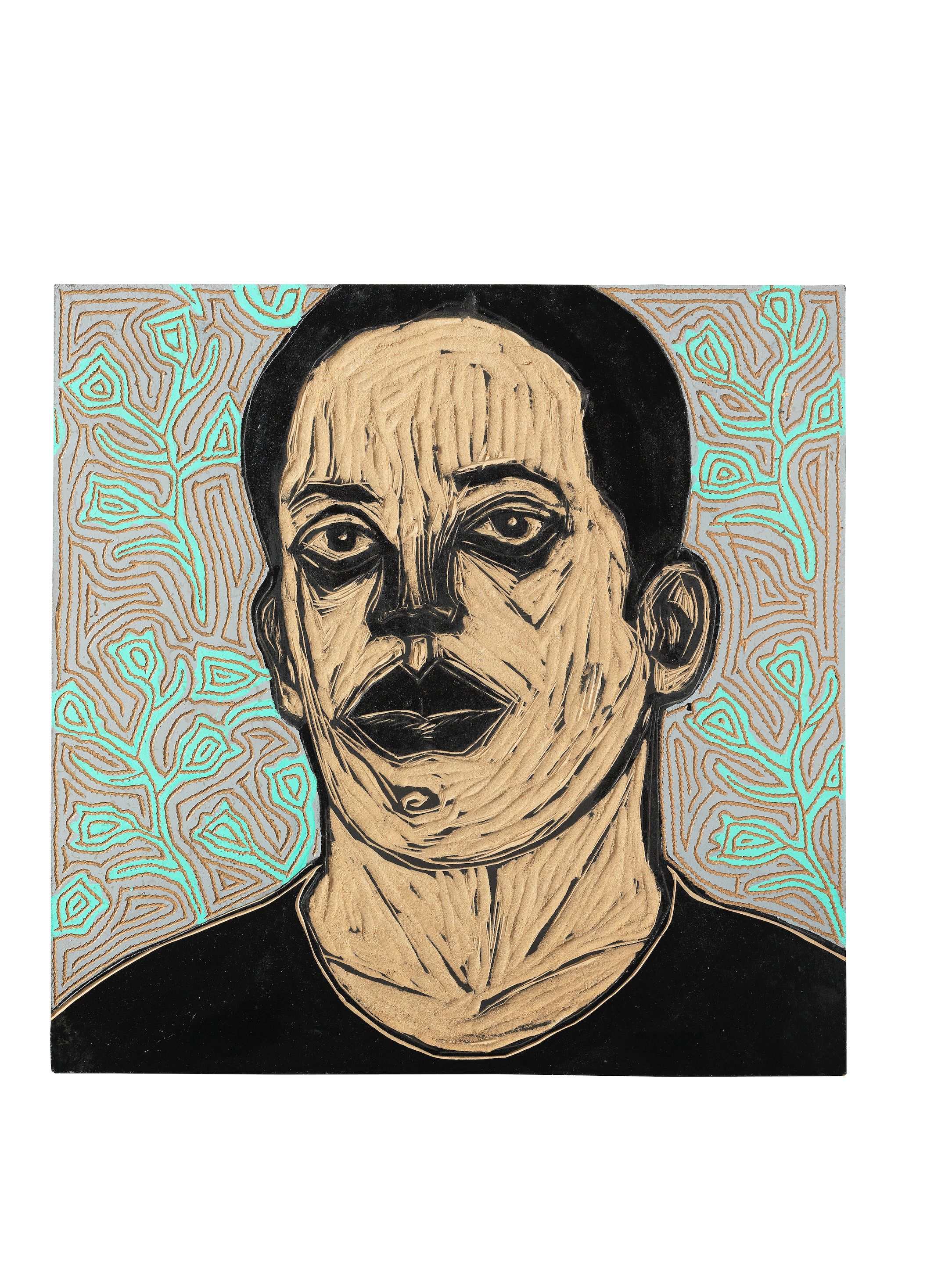 Bonhams : Ephrem Solomon (Ethiopian, born 1983) Three portraits (2014 ...