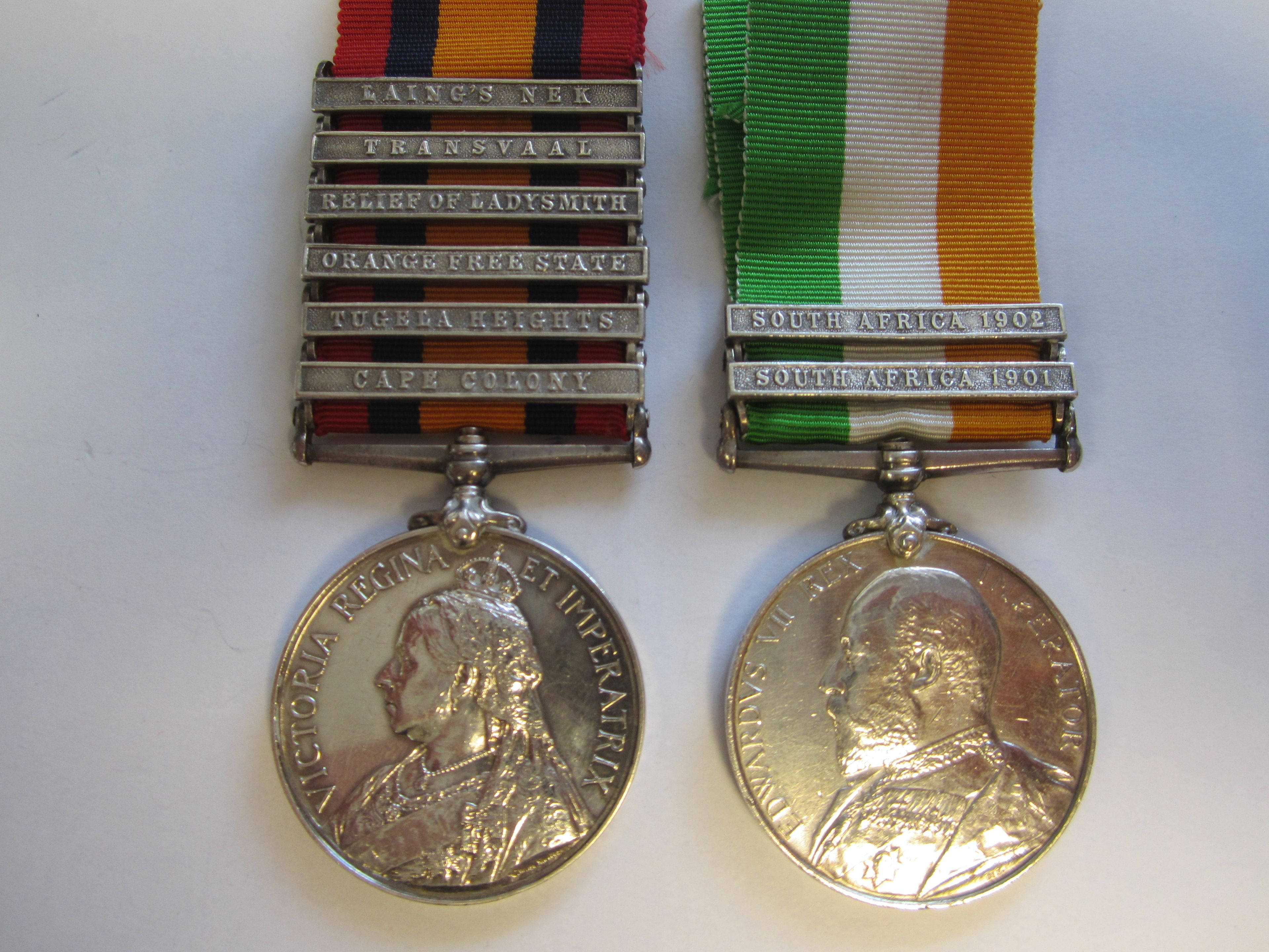 Bonhams : Pair to Corporal J.K.M.Duff, Thorneycroft's Mounted Infantry,