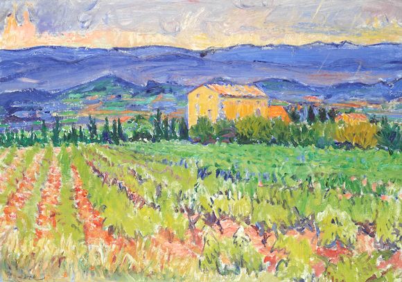 Bonhams : Frederick Gore C.B.E., R.A. (British, 1913-2009) Vineyard ...