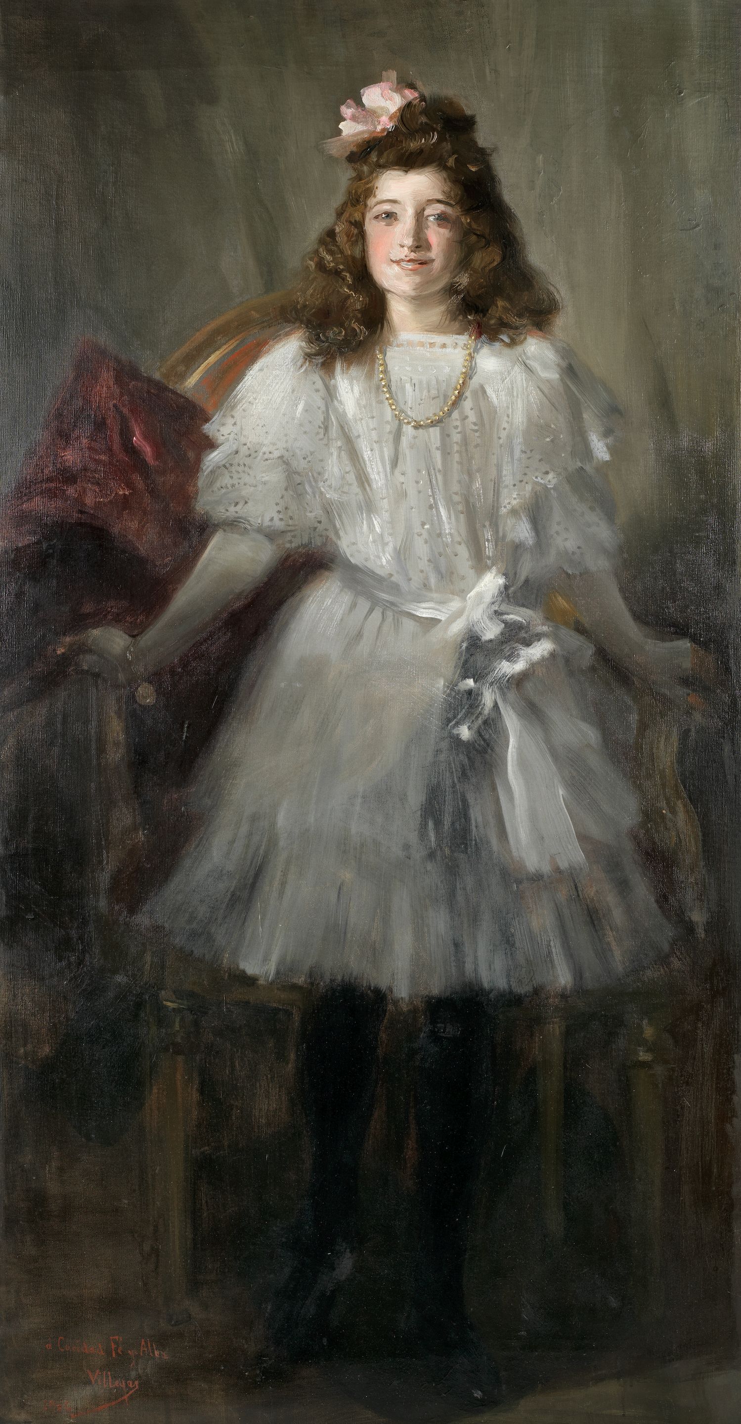 Bonhams : José Villegas y Cordero (Spanish, 1848-1921) Portrait of ...