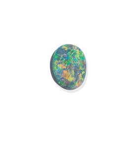 Bonhams : An unmounted black opal