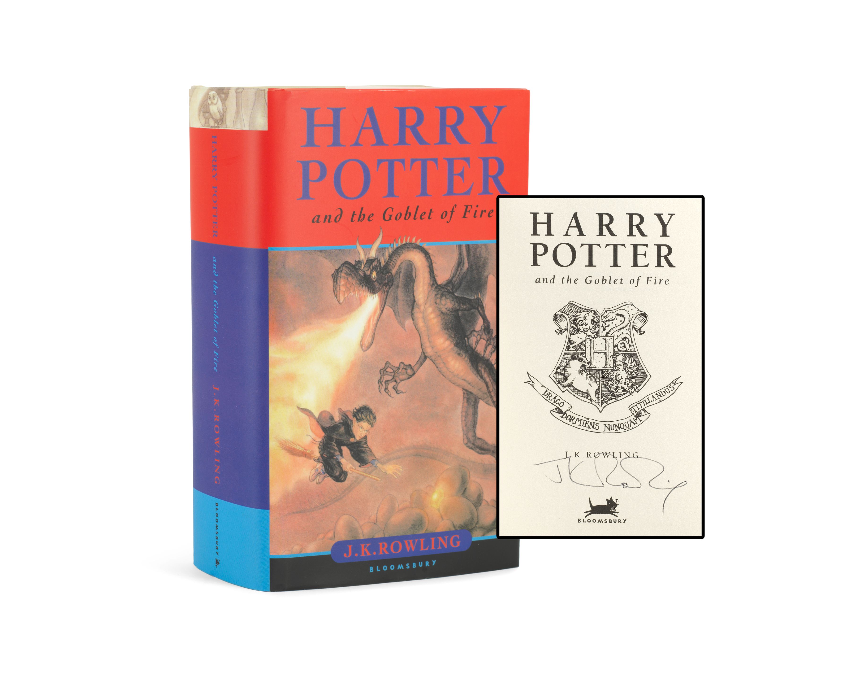 Bonhams : ROWLING (J.K.) Harry Potter and the Goblet of Fire, FIRST ...