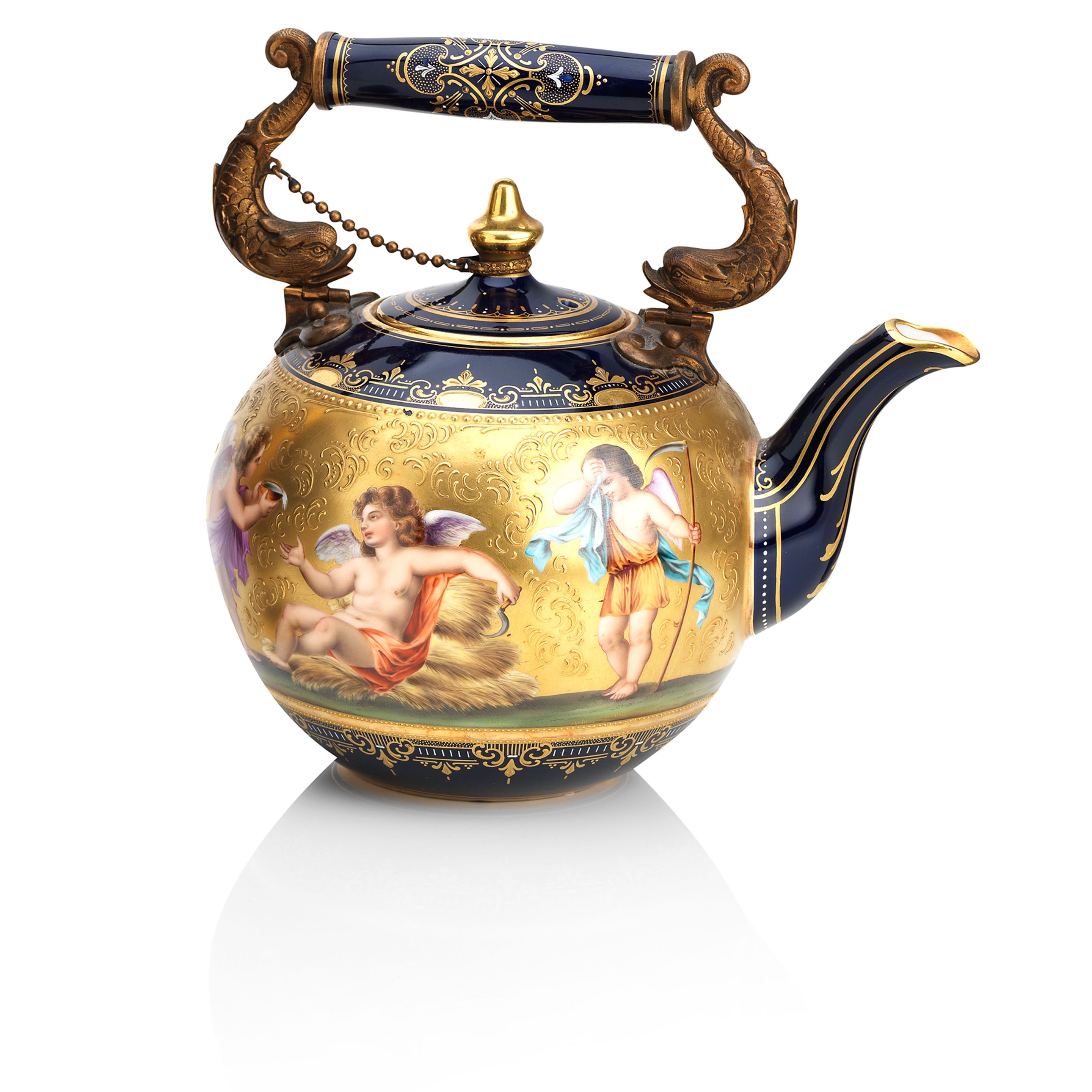 Bonhams : A Vienna-style teapot and cover Circa 1900