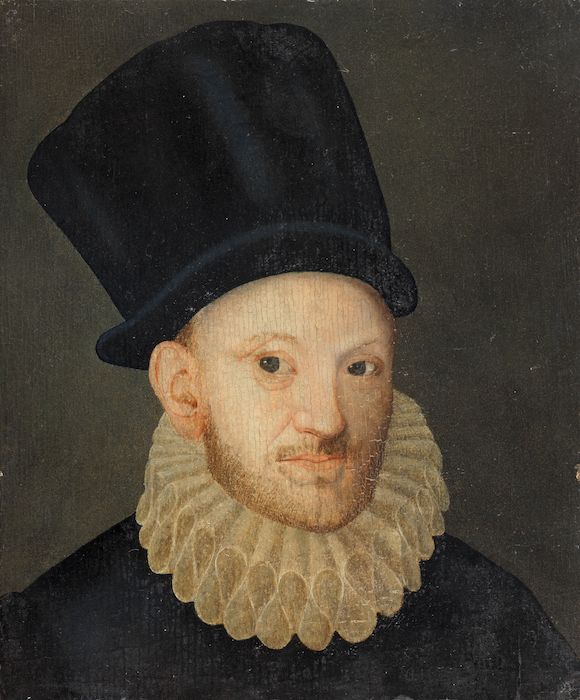 Bonhams : French School, circa 1545 Portrait of a gentleman, bust ...
