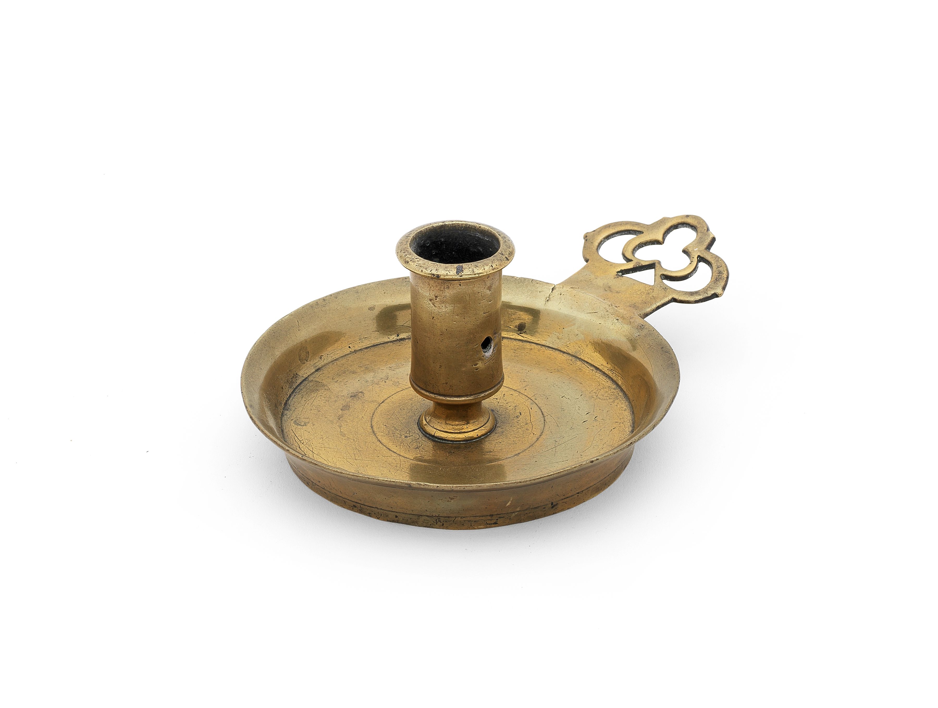 Bonhams : A rare late 17th/early 18th century cast brass socket ...