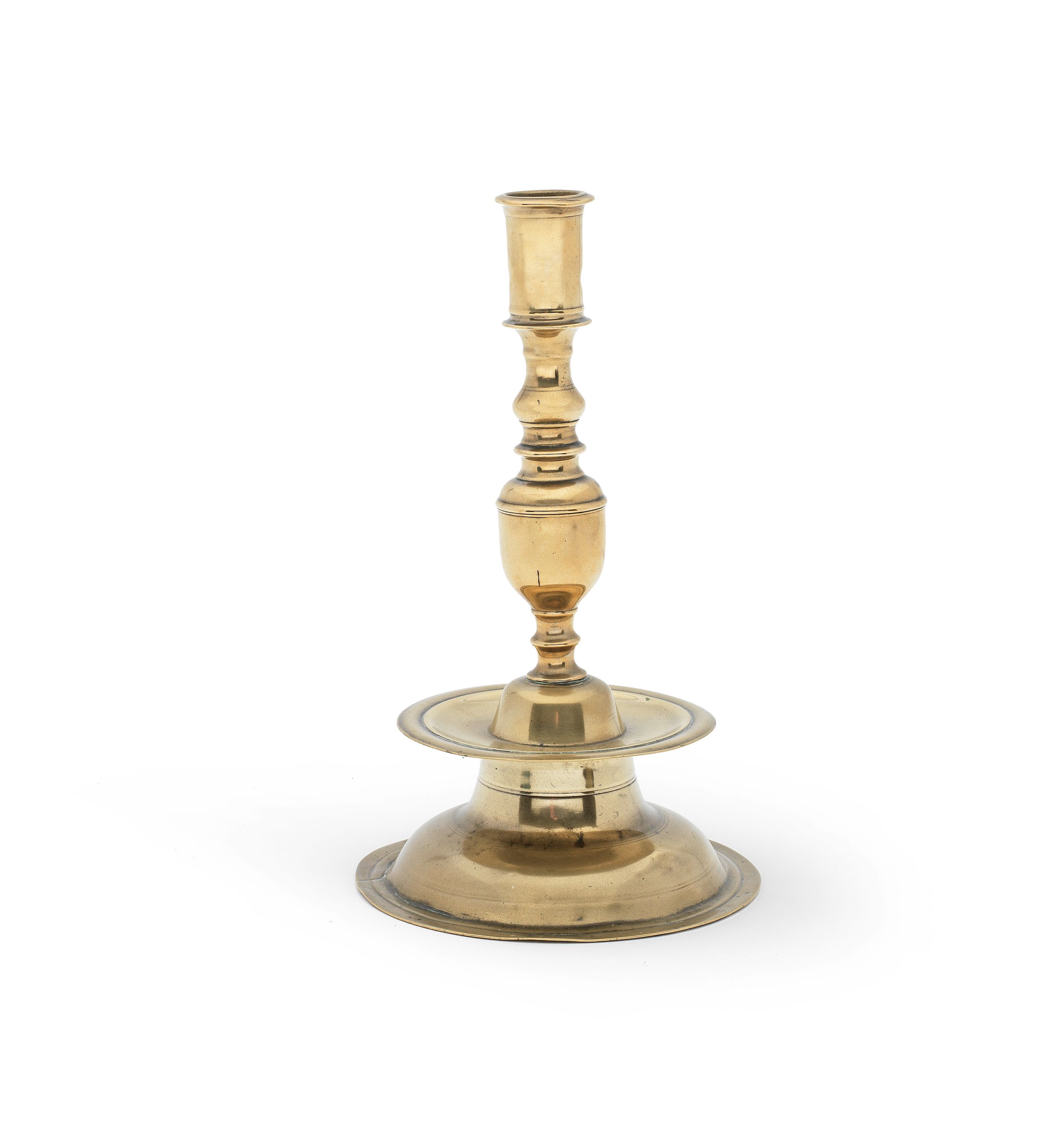 Bonhams : An early 17th century brass alloy socket candlestick ...