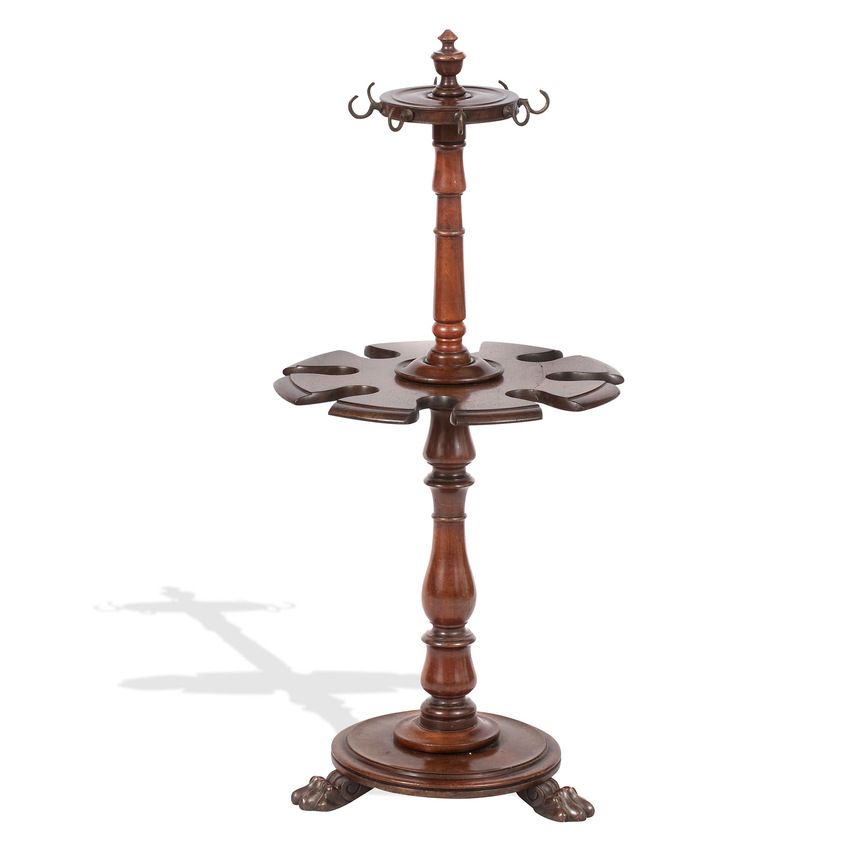 Bonhams : A 19th century mahogany whip rack
